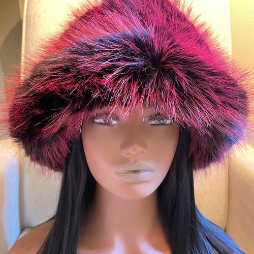 Incredibly Soft Fur Fluffy Fuzzy Bucket Hat vegan Fur Hat - Etsy