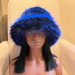 Incredibly Soft Fur Fluffy Fuzzy Bucket Hat -vegan Fur Hat -festival ...