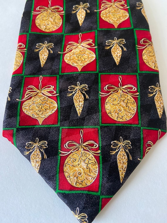 Silk holiday christmas tie - Gem