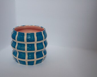 Checkered Planter | Etsy