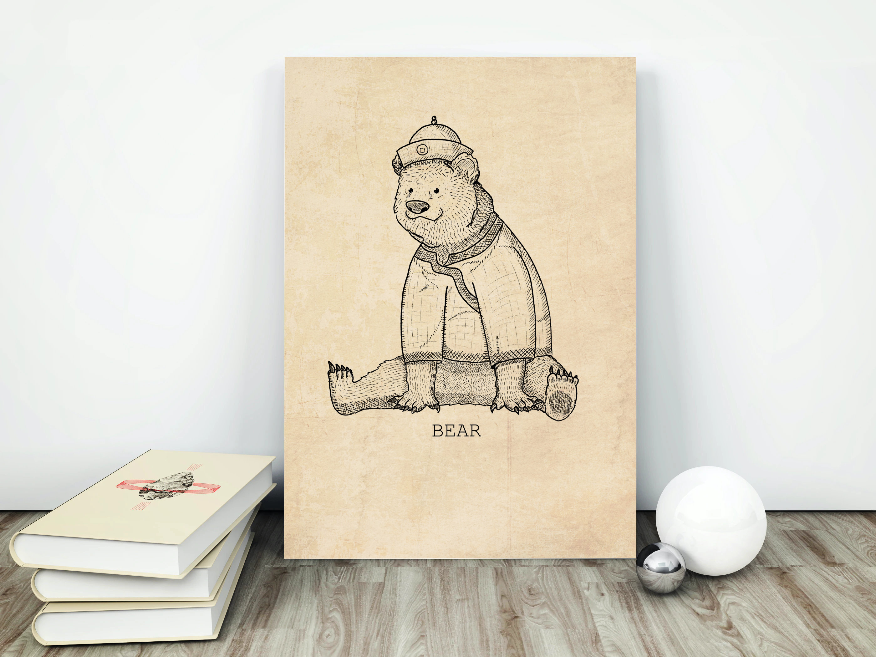 Bosco The Bear Art Print Avatar The Last Airbender Atla And | Etsy