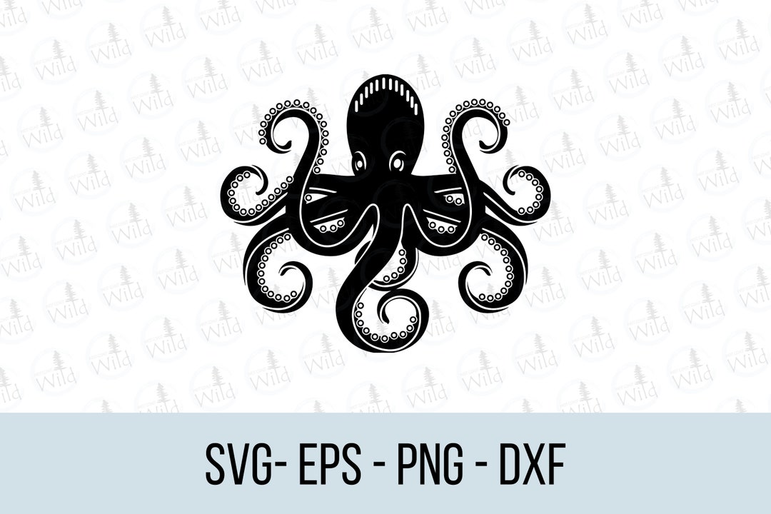 Octopus SVG Octopus DXF Octopus PNG Octopus Tentacles svg - Etsy Portugal