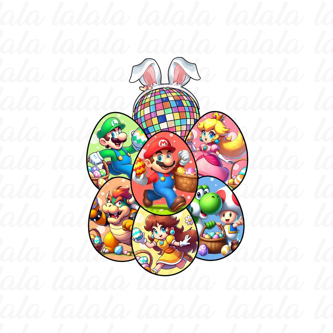 Super Mario Easter Png - Etsy
