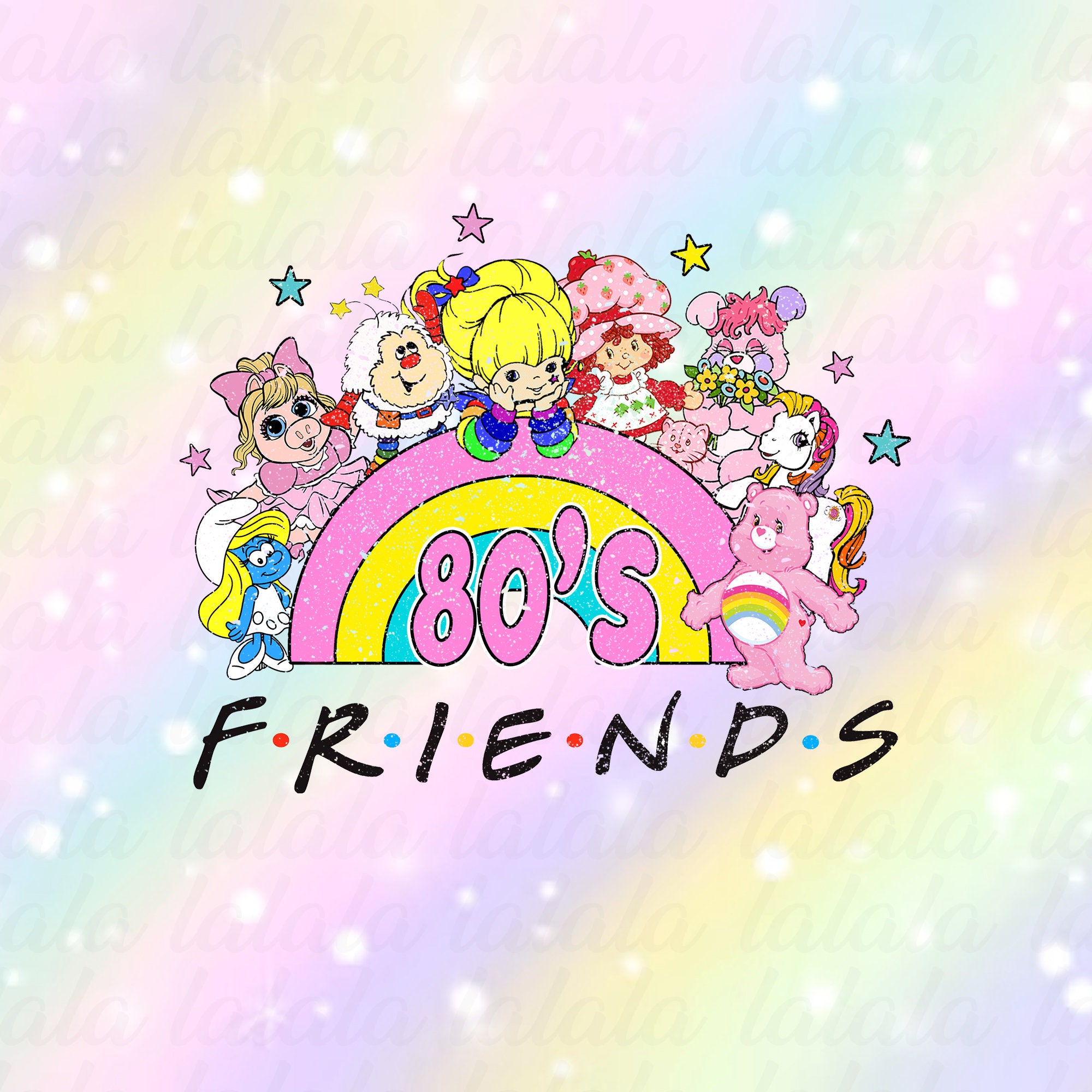 Made in the 80s Png, Friends Cartoon 80s Png - Etsy