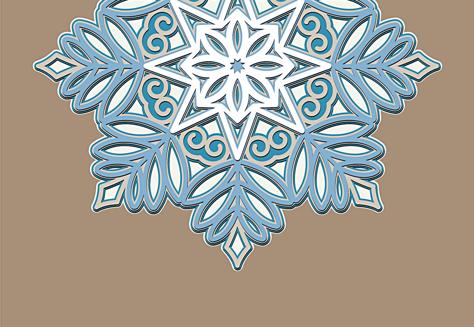 3D Snowflake Svg Layered Christmas Svg Paper Cut File Cricut - Etsy