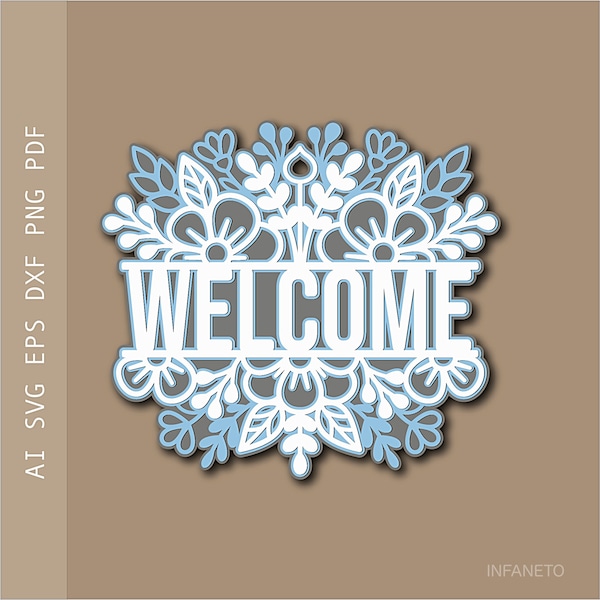 Welcome Sign With Flower Box - Etsy