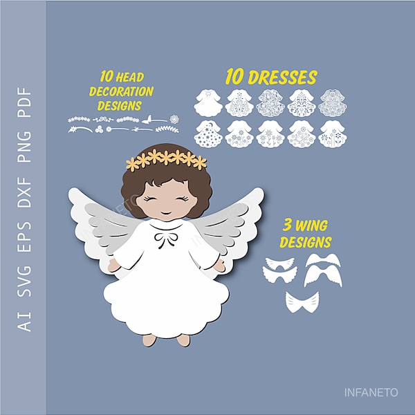 Little Girl Angel - Etsy