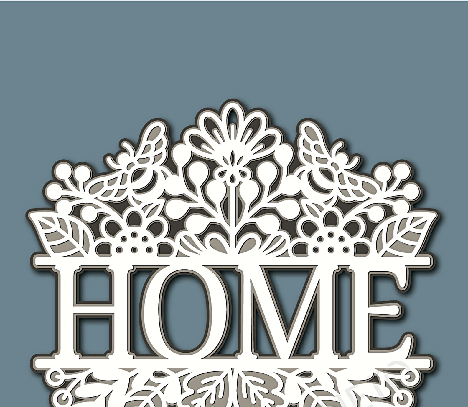 3D Home SVG Layered Cut Files Cricut Project Home Sign Svg - Etsy