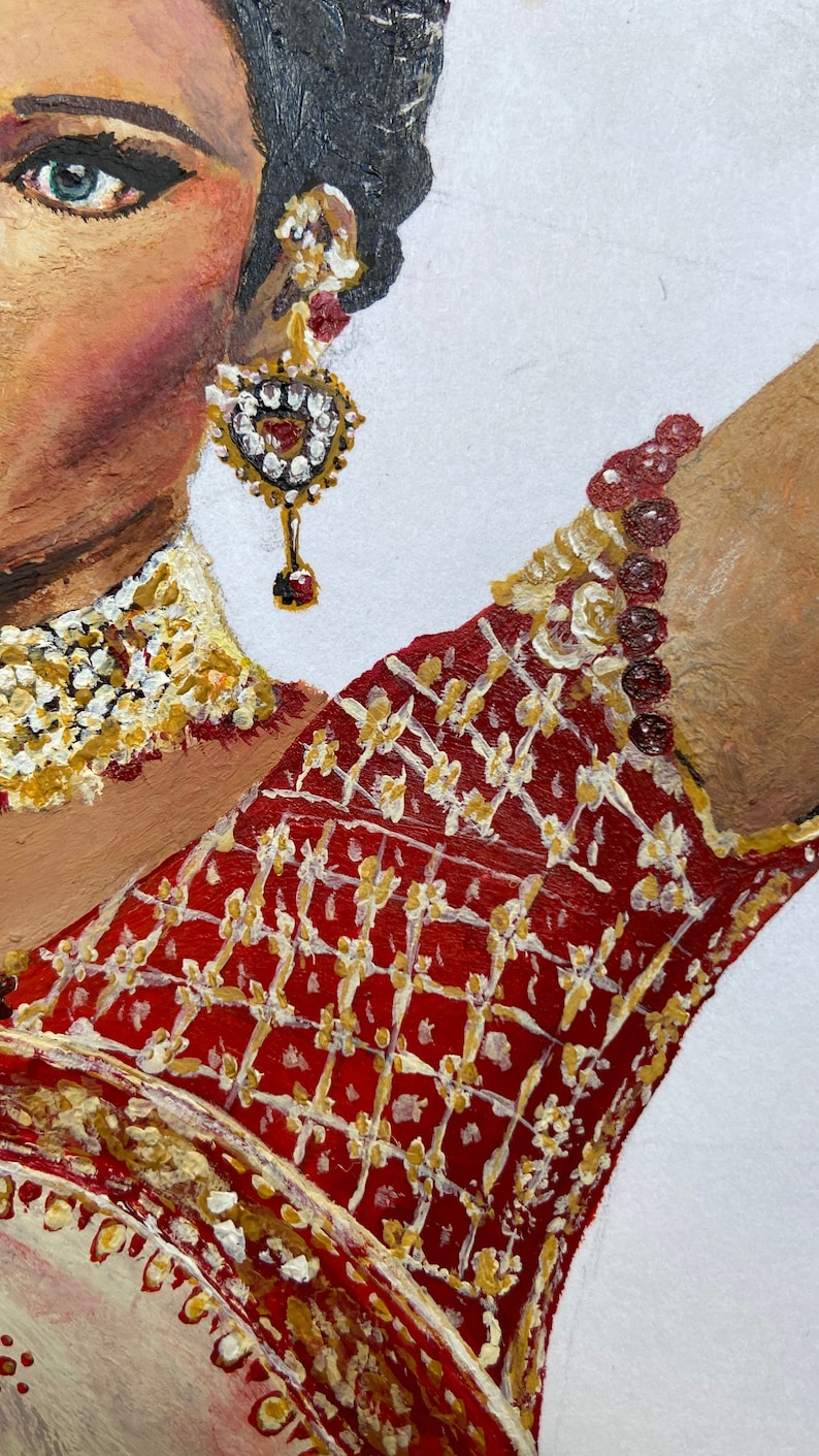 Aishwarya Rai als Paro in Devdas 2002 indischer - Etsy.de