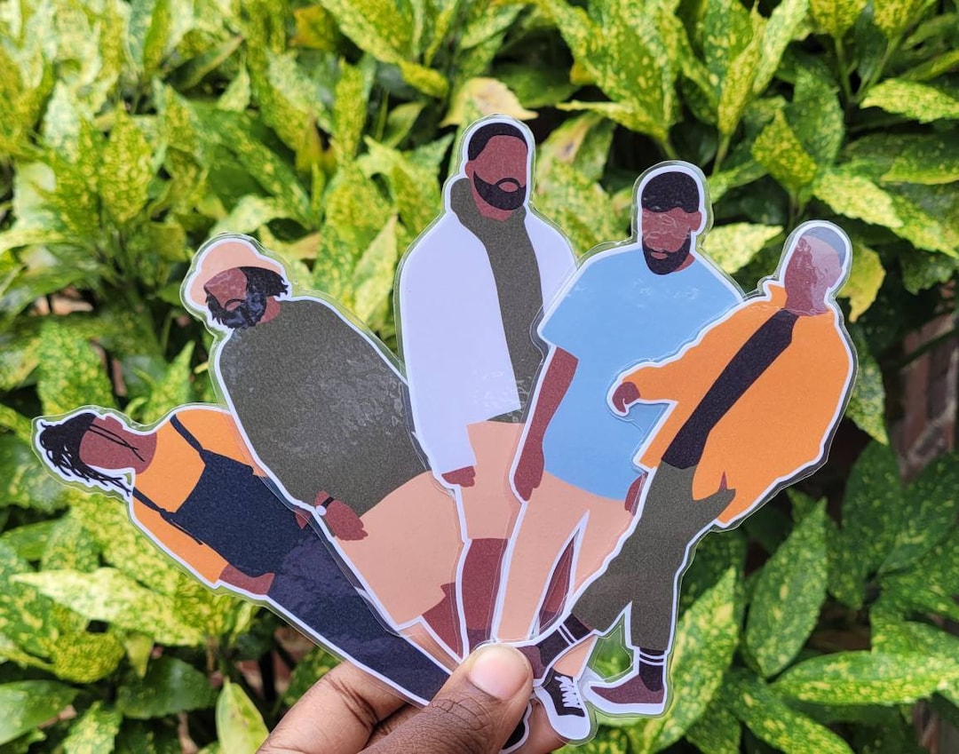 Casual Guys Silhouette Bookmarks | Black Stationary | Black Men Gifts ...