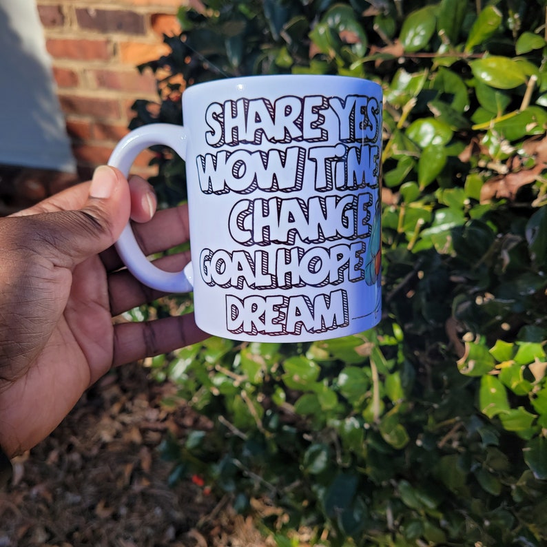 Blessed Coffee Mug Affirmation Mugs Tea Cup Drinkables Sips Tea Coffee ...