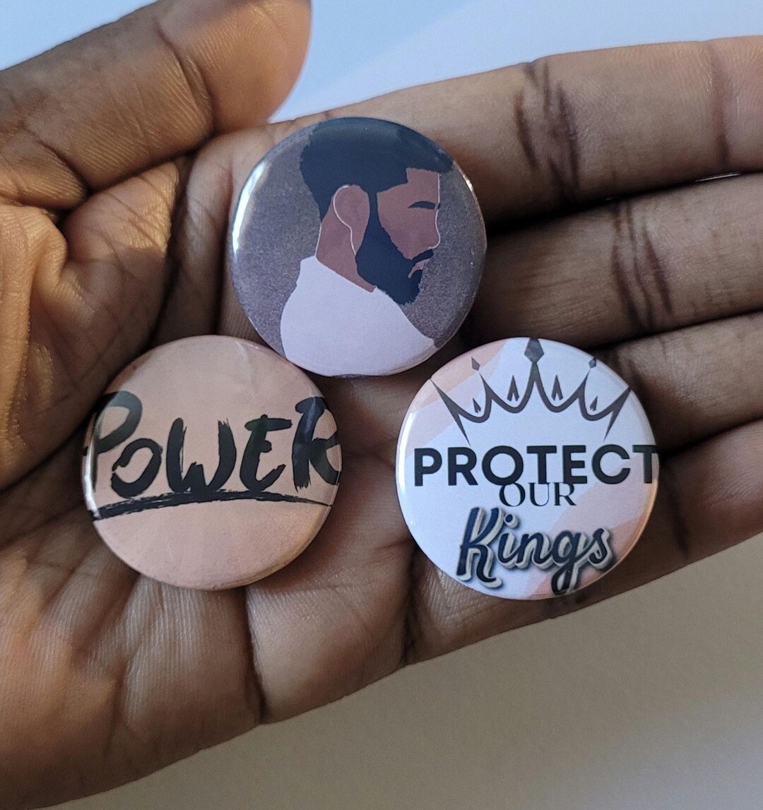 3 Pin Back Buttons for Black Men | Protect Black Men Button Pin| Button ...