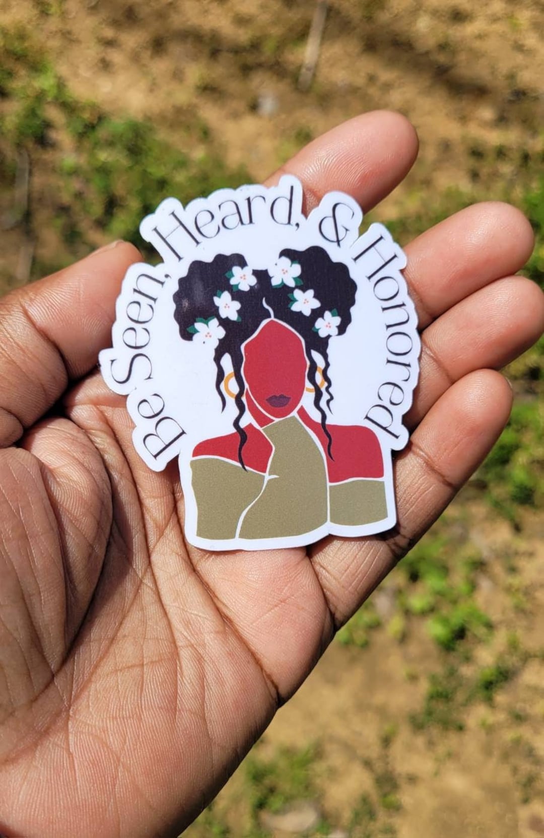 Be Seen, Heard, & Honored Sticker| Self Care Stickers| Journal L ...