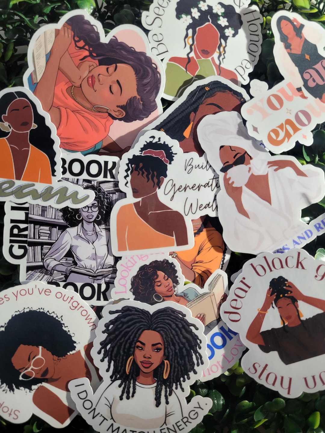 Black Girl Sticker Packs | Melanin Stickers | Black Queen Stickers ...
