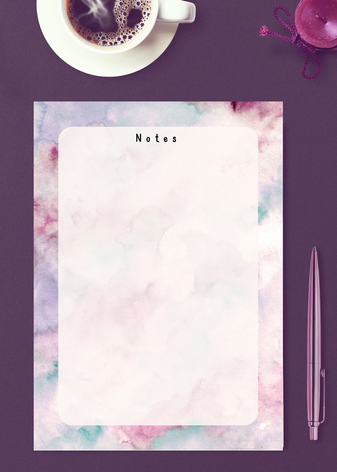 Blank Notes Notepad | Memopads for Her |stationery | Stationery Planner ...