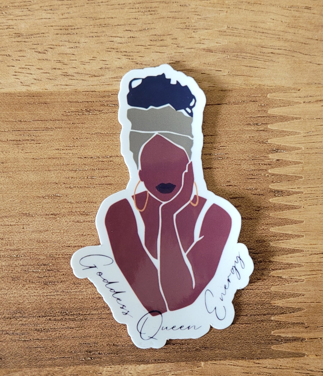 Goddess Queen Energy Sticker | Self Care Stickers| Journal Lstickers ...