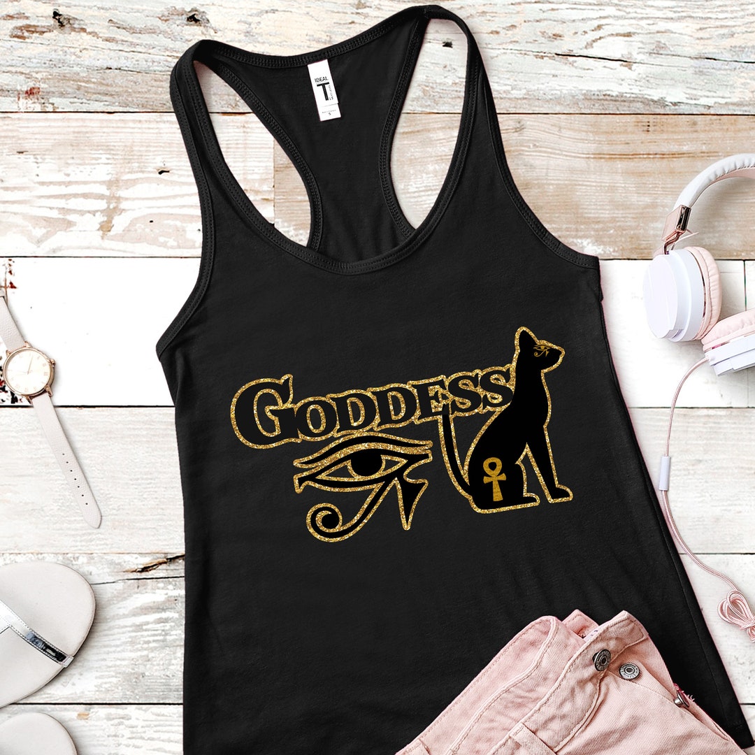 Egyptian Goddess Tank Witchy Pagan Tank Eye - Etsy