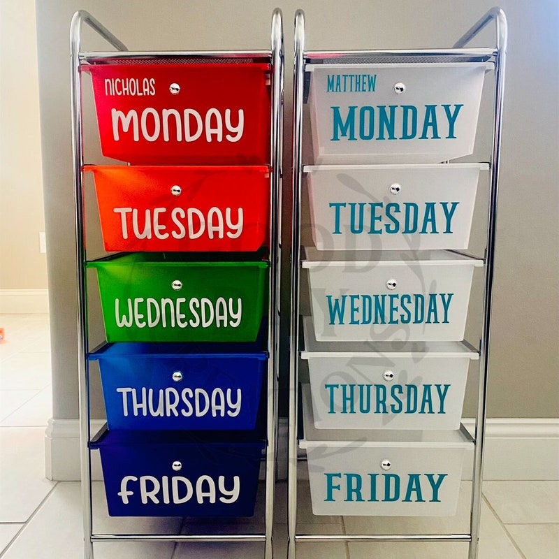 Days of the Week Printable - Etsy