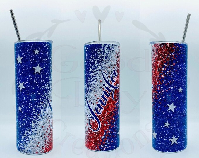 Tall Red and Blue Coffee Tea Mug - Etsy