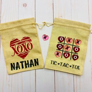 Tic Tac Toe, Valentine Tic Tac Toe, Valentine's Day Gift, Valentine's ...