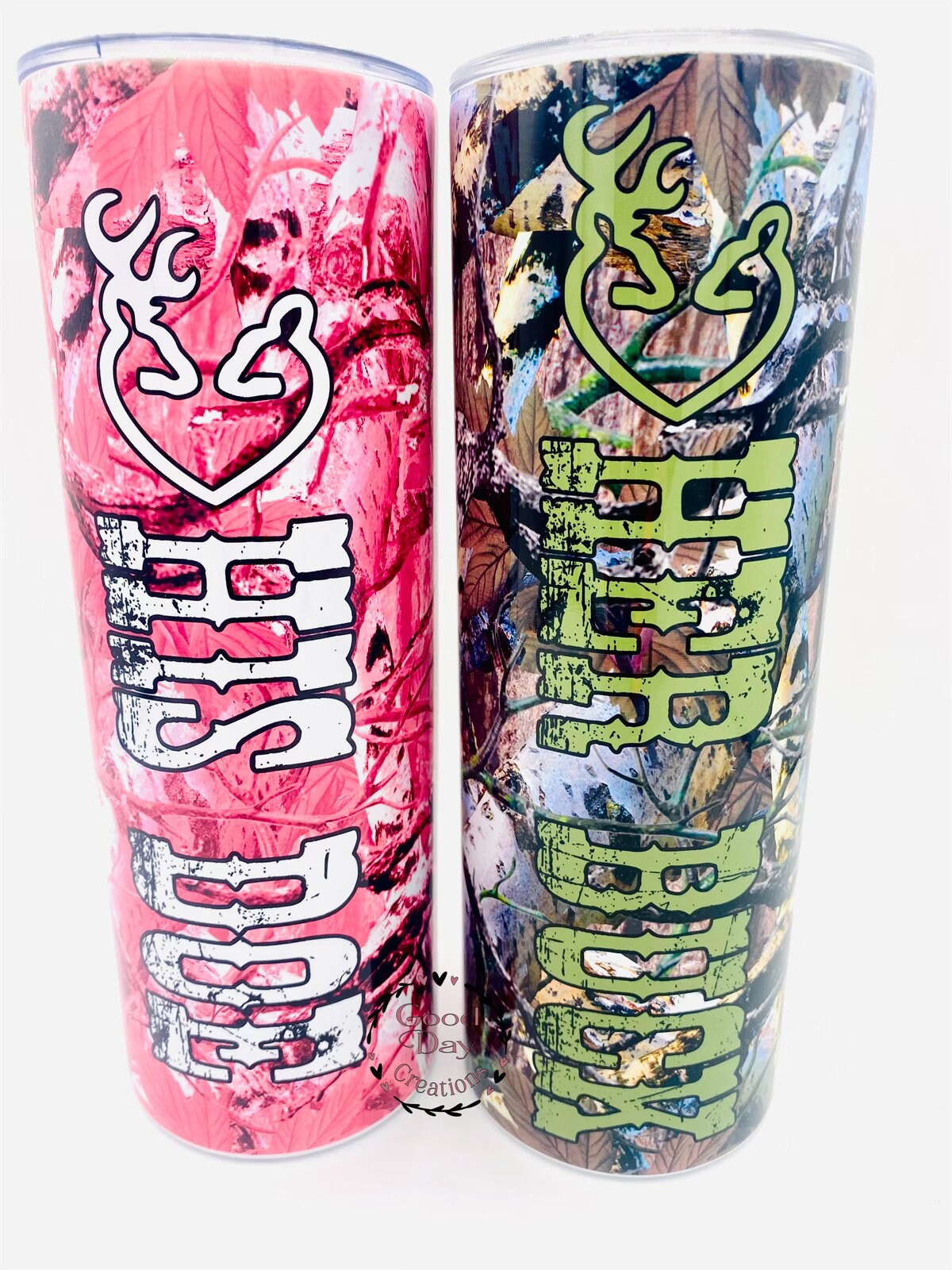 Her Buck His Doe Tumbler Her Buck Tumbler His Doe Tumbler - Etsy