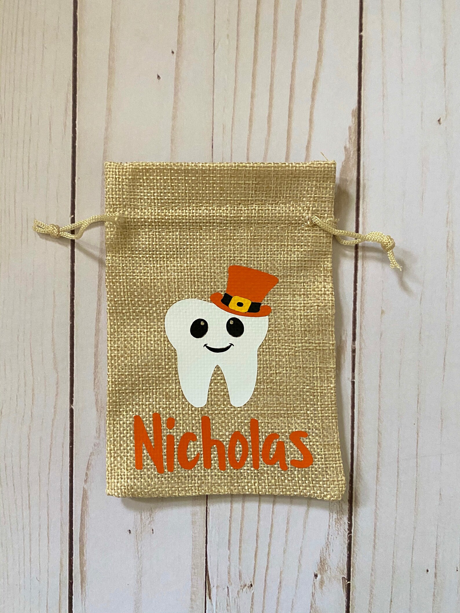 Tooth Fairy Bag, Personalized Tooth Fairy Bag, Tooth Keepsake, Tooth ...