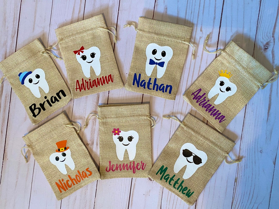 Tooth Fairy Bag, Personalized Tooth Fairy Bag, Tooth Keepsake, Tooth ...