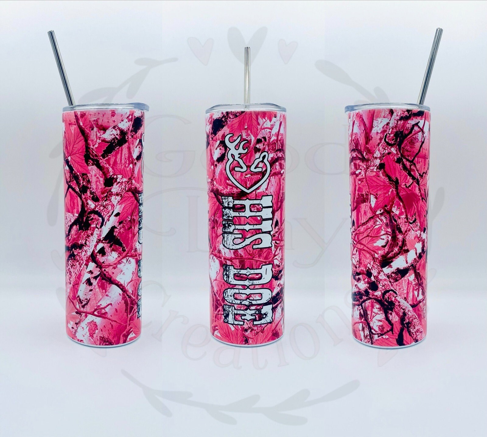 Her Buck His Doe Tumbler Her Buck Tumbler His Doe Tumbler - Etsy