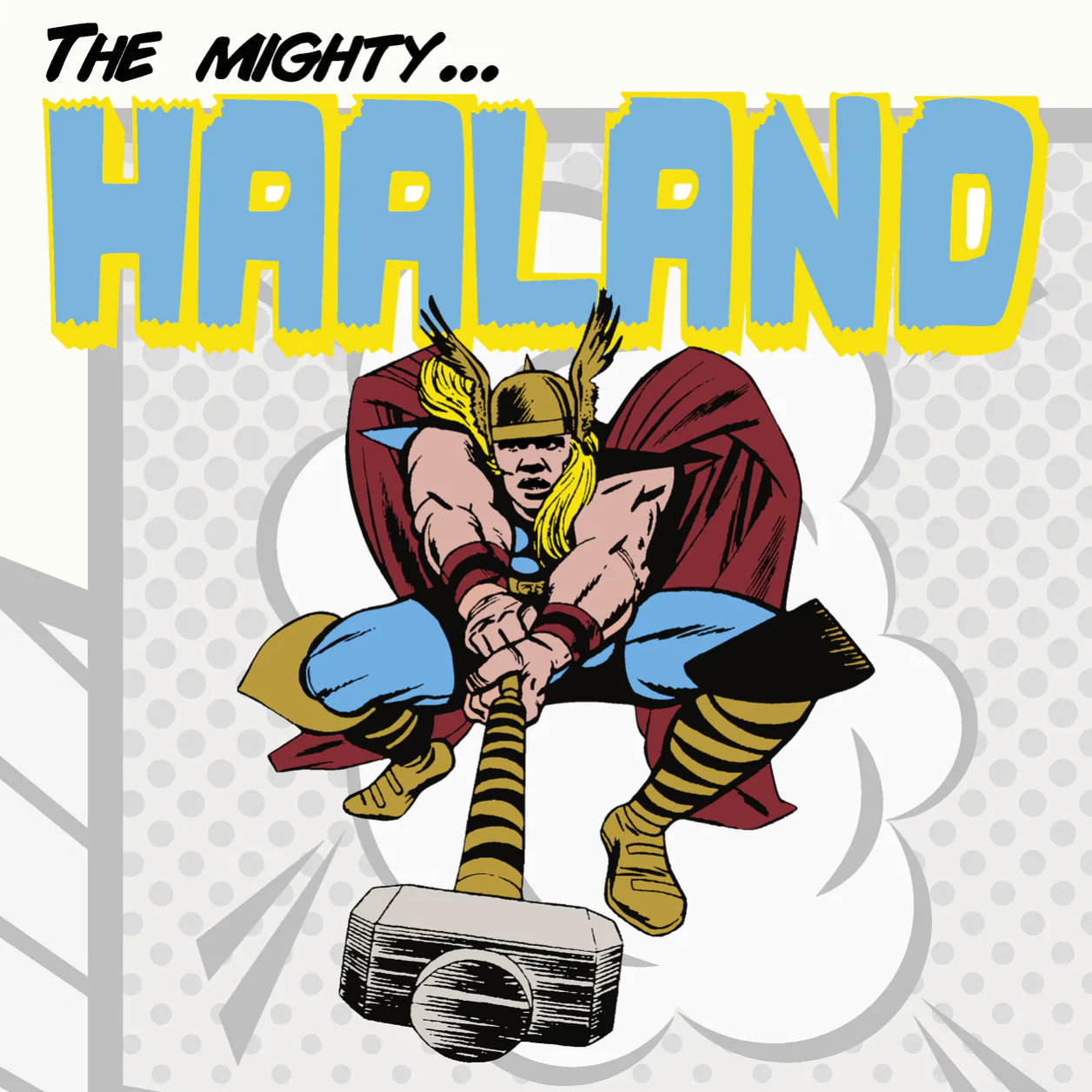 Erling Haaland: the Norse God Thor T-shirt - Etsy UK