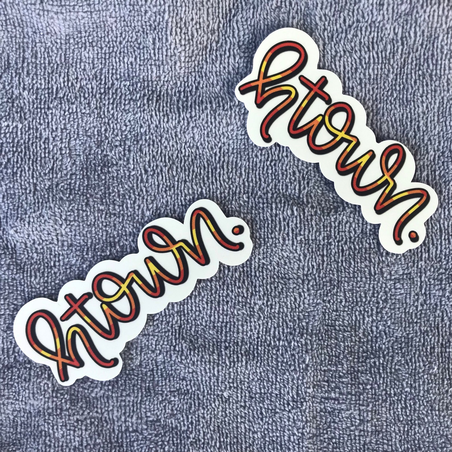 Houston “h-town” Matte Sticker - Etsy