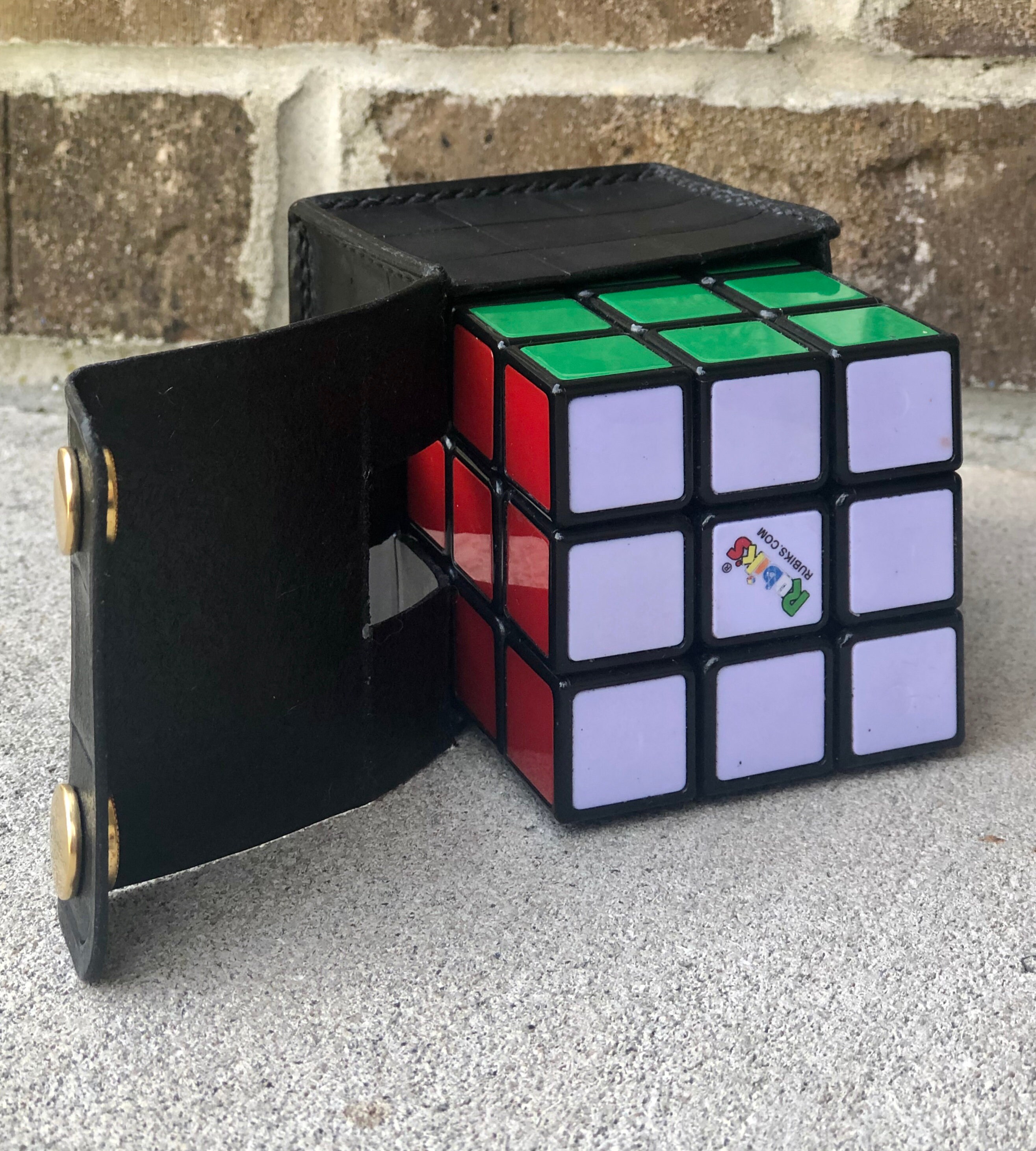 Rubik's Cube Leather Case Pattern - Etsy