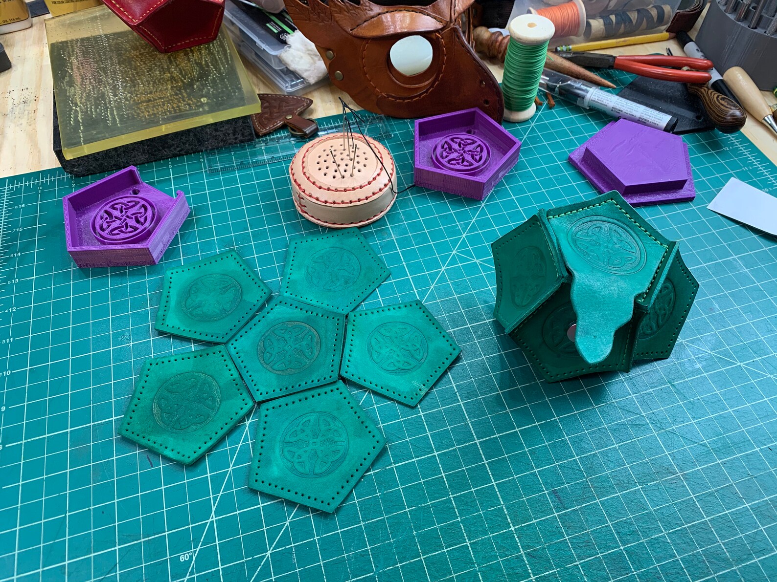 Leather Dice Pouch Pattern - Etsy