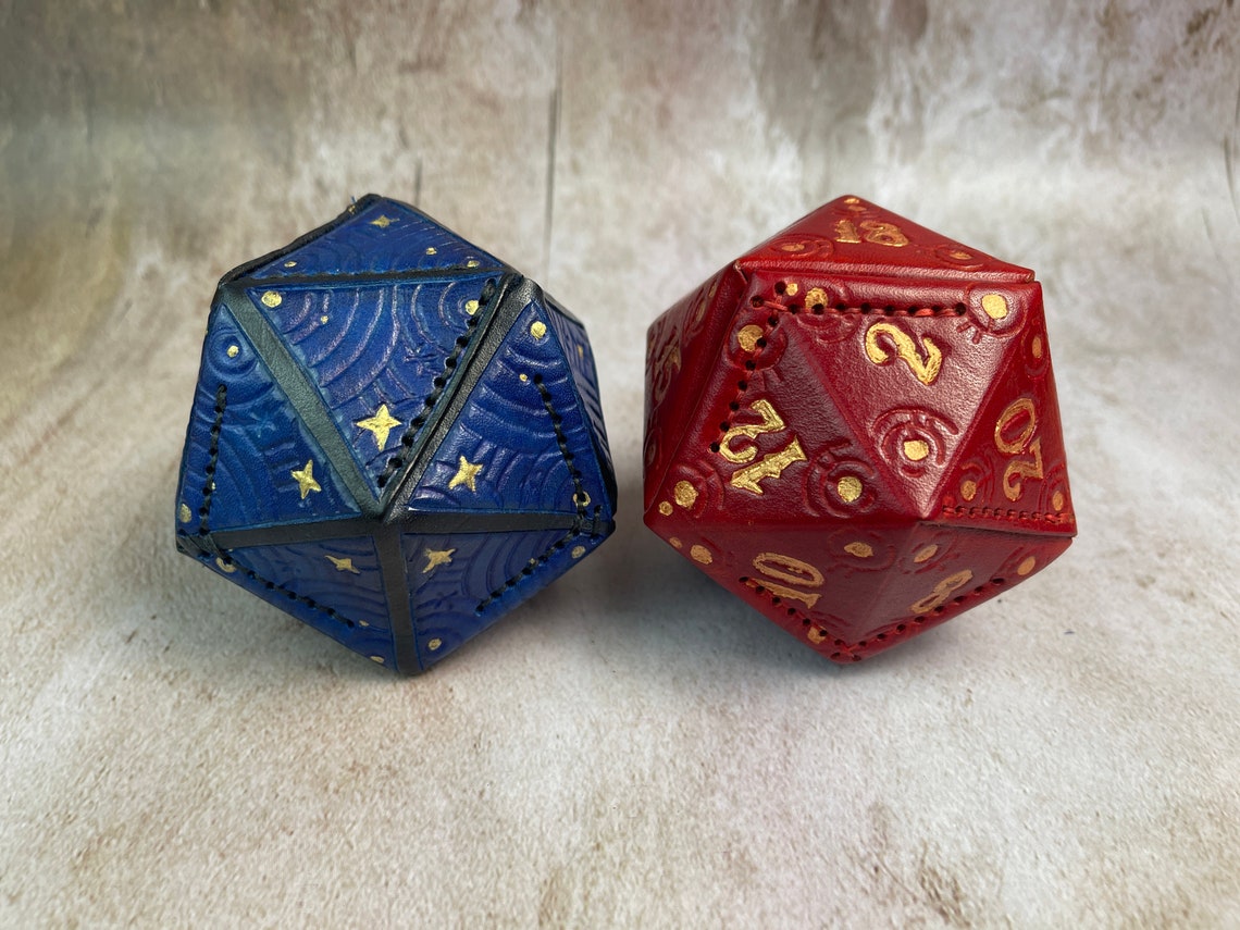 D20 Leather Dice Bag Pattern: PDF and SVG Digital File - Etsy