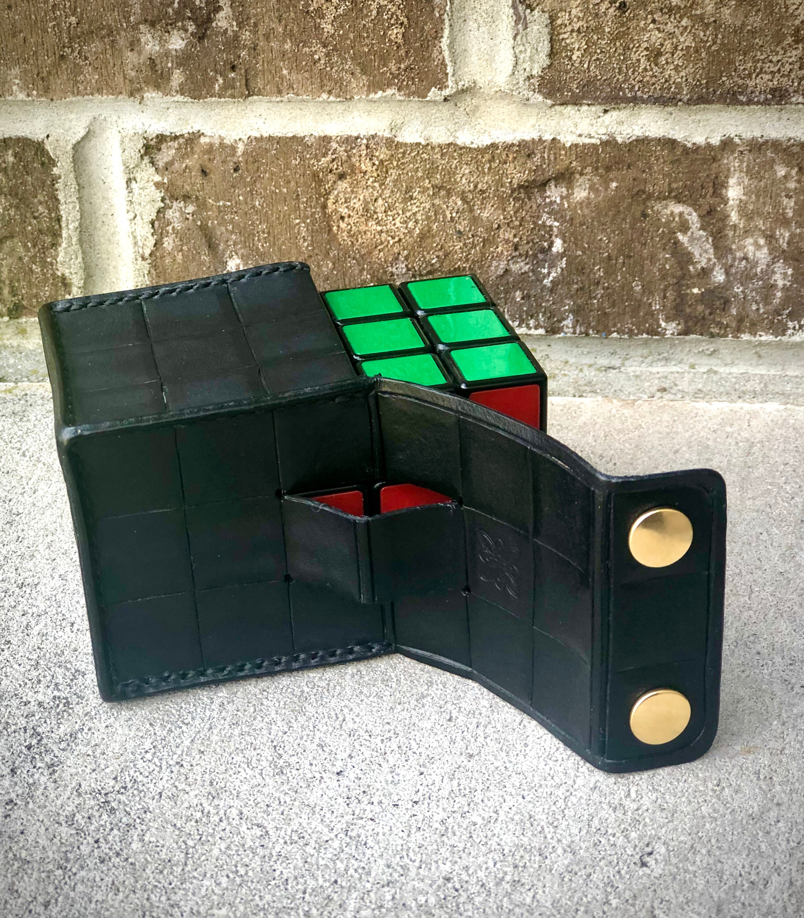 Rubik's Cube Leather Case Pattern - Etsy