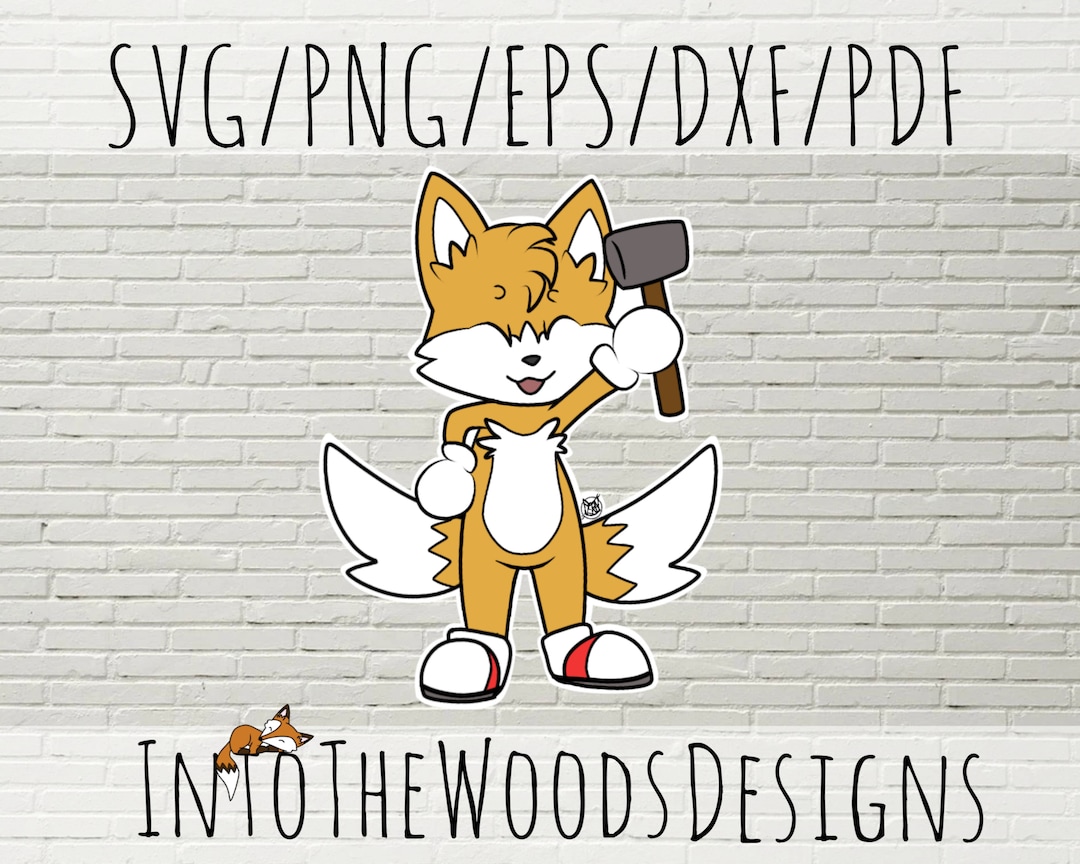 Chibi Tails (colored)- Downloadable Digital Print - Etsy