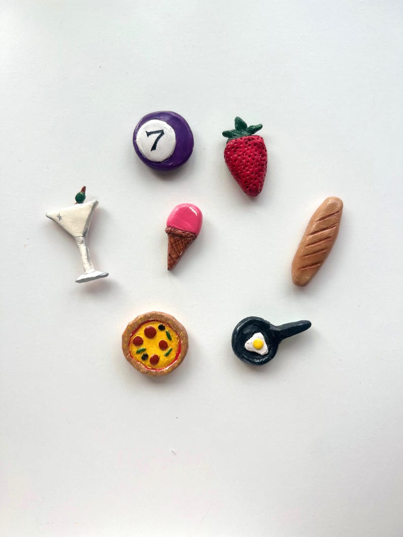 Clay Decor: Cute Refrigerator Magnets - Etsy