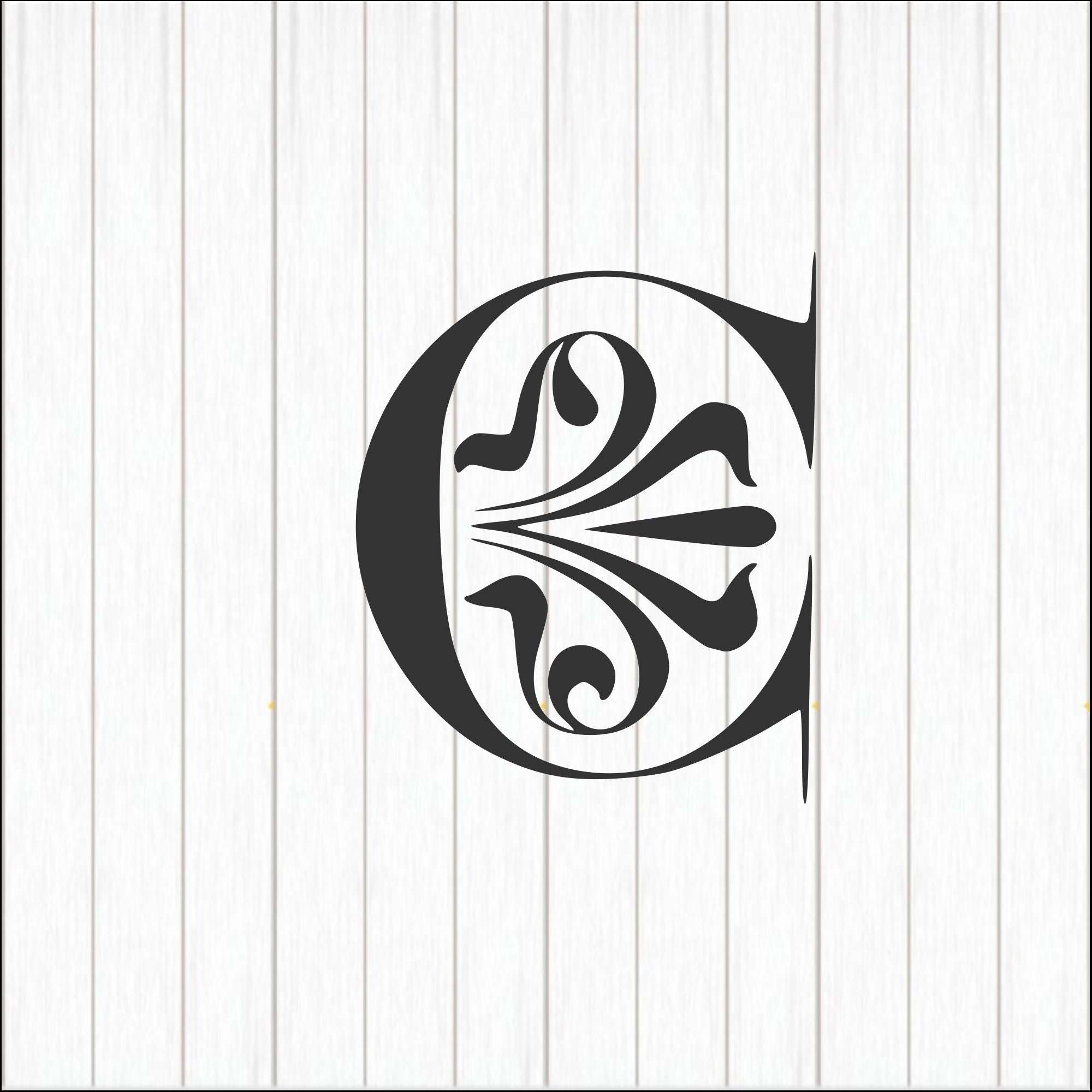 Beautiful Alphabet Svg Cut File Symbol Svg Eps Dxf Png Silhouette ...