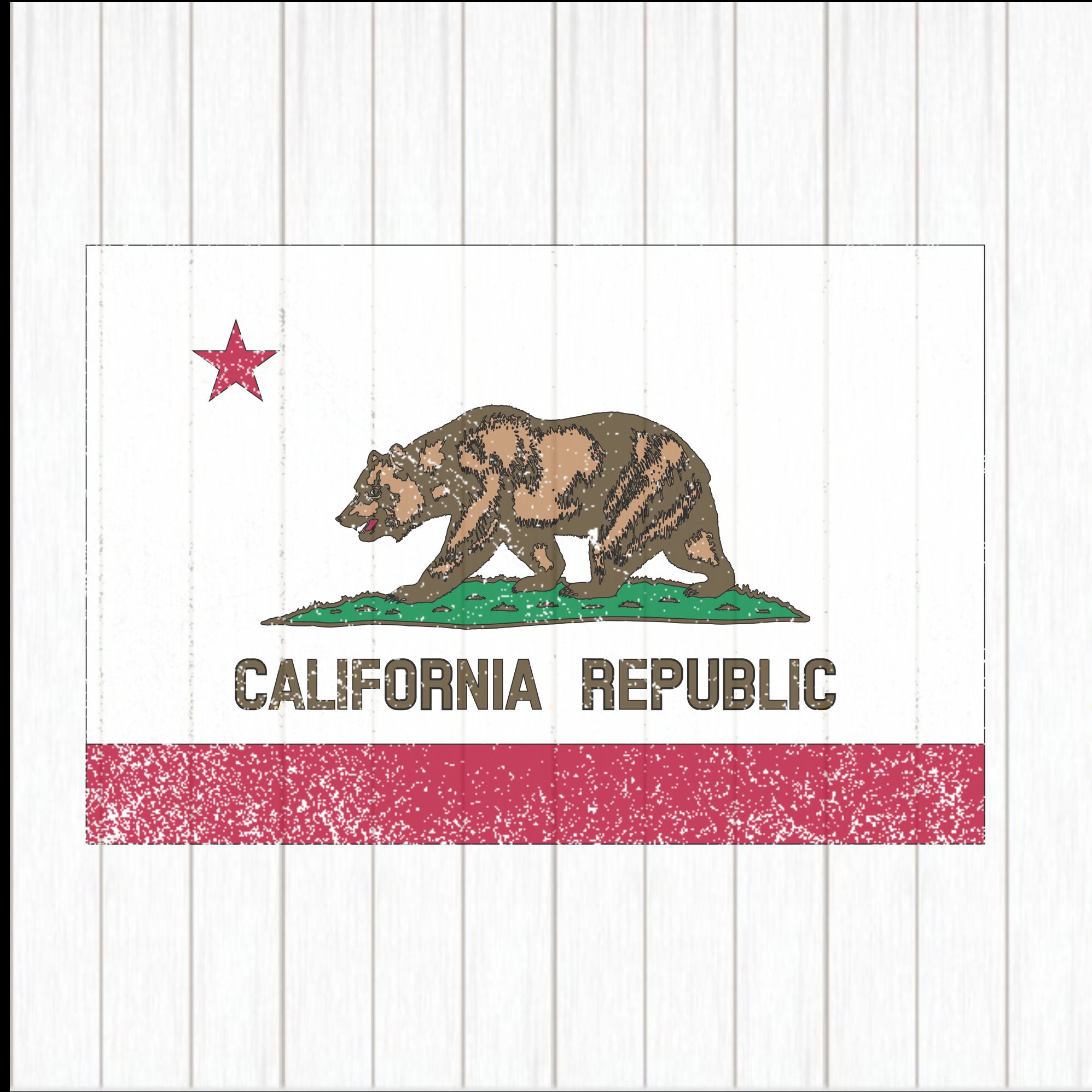 Custom Distressed/vintage State Flag Svg Cut File Symbol - Etsy