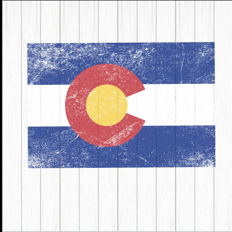 Custom Distressed/vintage State Flag Svg Cut File Symbol - Etsy