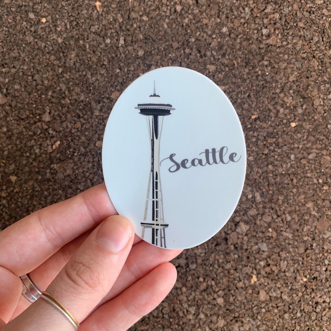 Seattle Space Needle Vinyl Sticker - Etsy