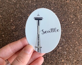 Seattle Space Needle Sticker - Etsy