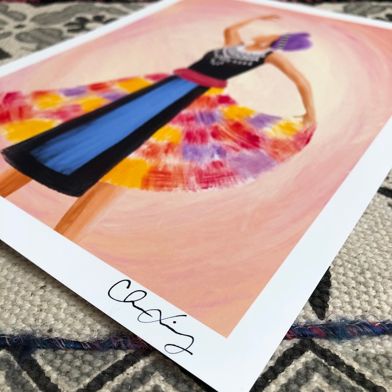 Hmong Art Hmong Girl Dance Wall Art Digital Art Print Wall - Etsy