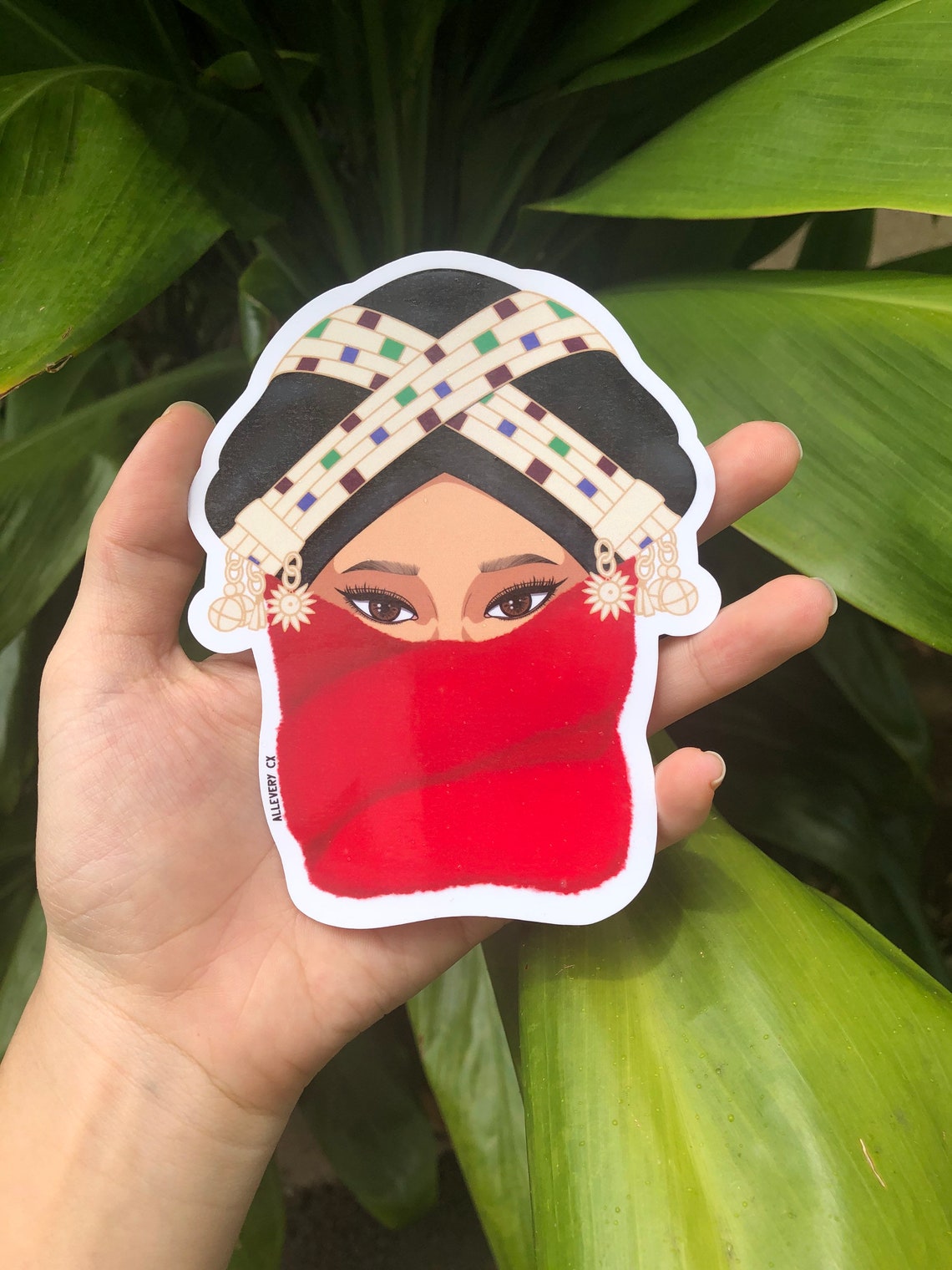 Iu Mien Woman Glossy Die-cut Sticker Laptop Sticker Water - Etsy