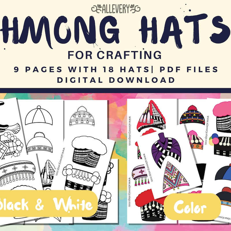 Hmong Design Hats - Etsy UK