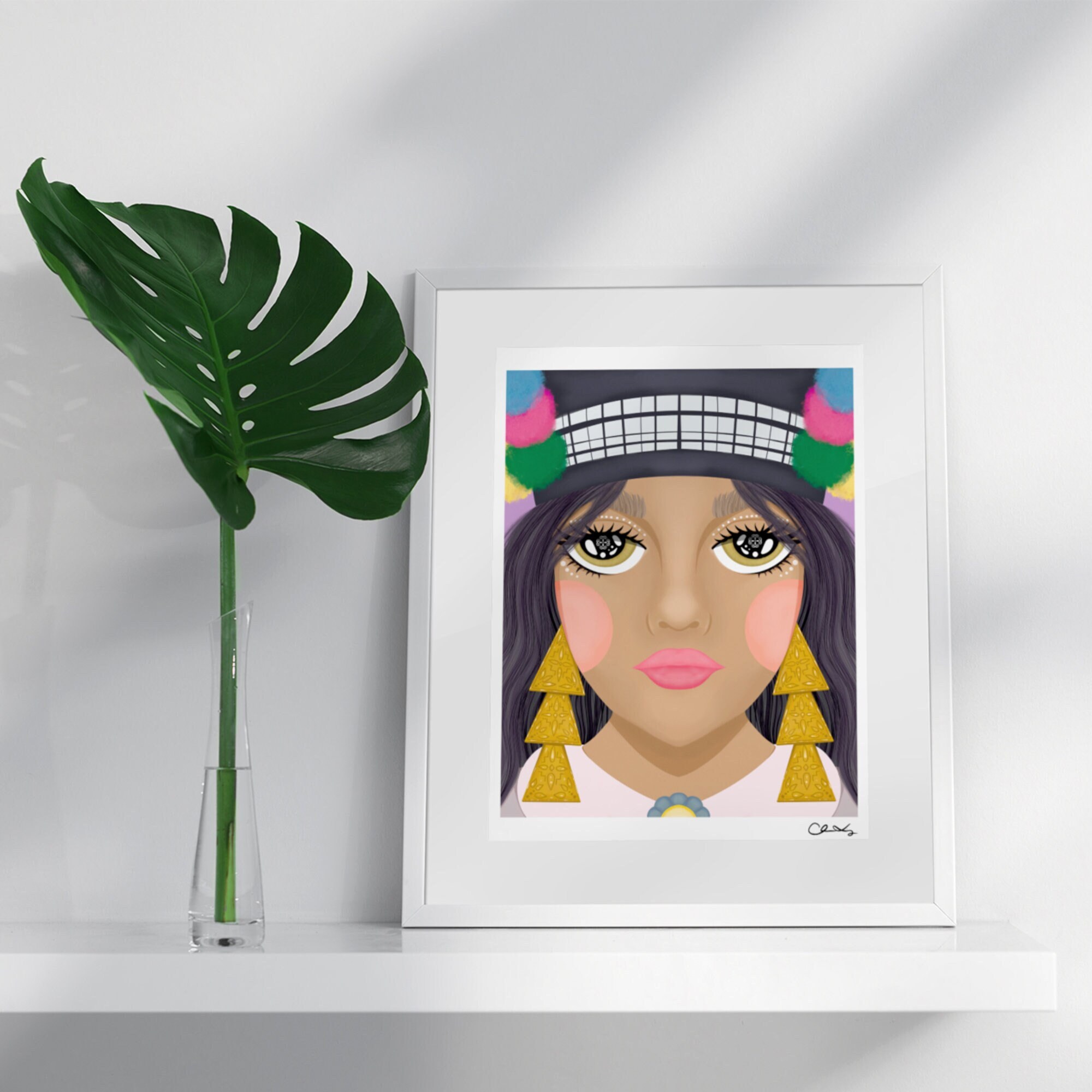 All American Hmong Girl Art Print - Starry | Wall Art Decor, Nursery ...