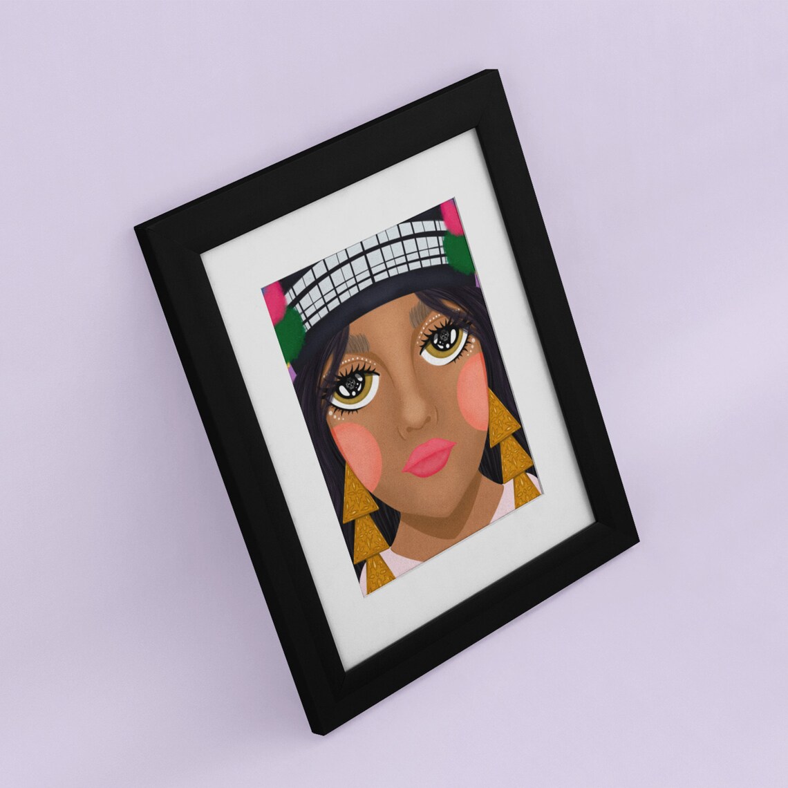 All American Hmong Girl Art Print - Starry | Wall Art Decor, Nursery ...