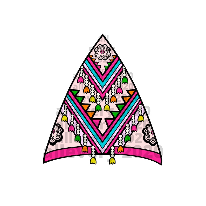 Hmong Princess Hat Hmong Hat for Women SVG PNG JPG | Etsy