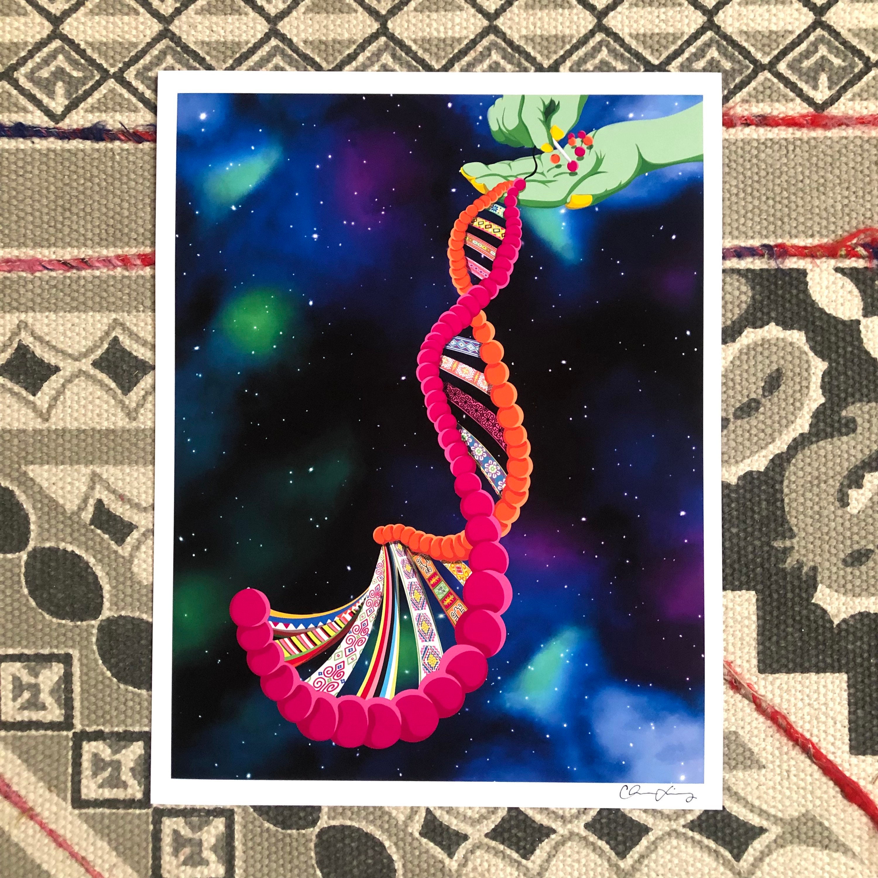 Hmong Wall Art Hmong Textile Hmong Decor Alien Art Space - Etsy
