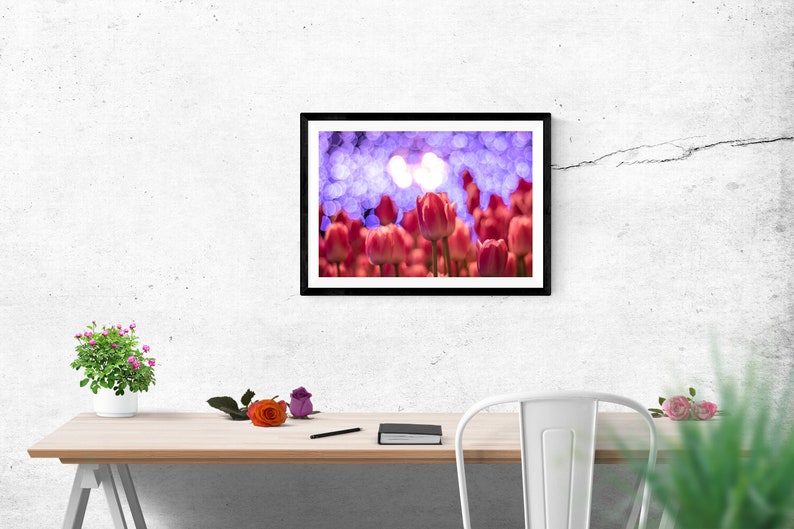 Red Flowers Digital Print, Garden Digital Print, Red Flower Digital ...