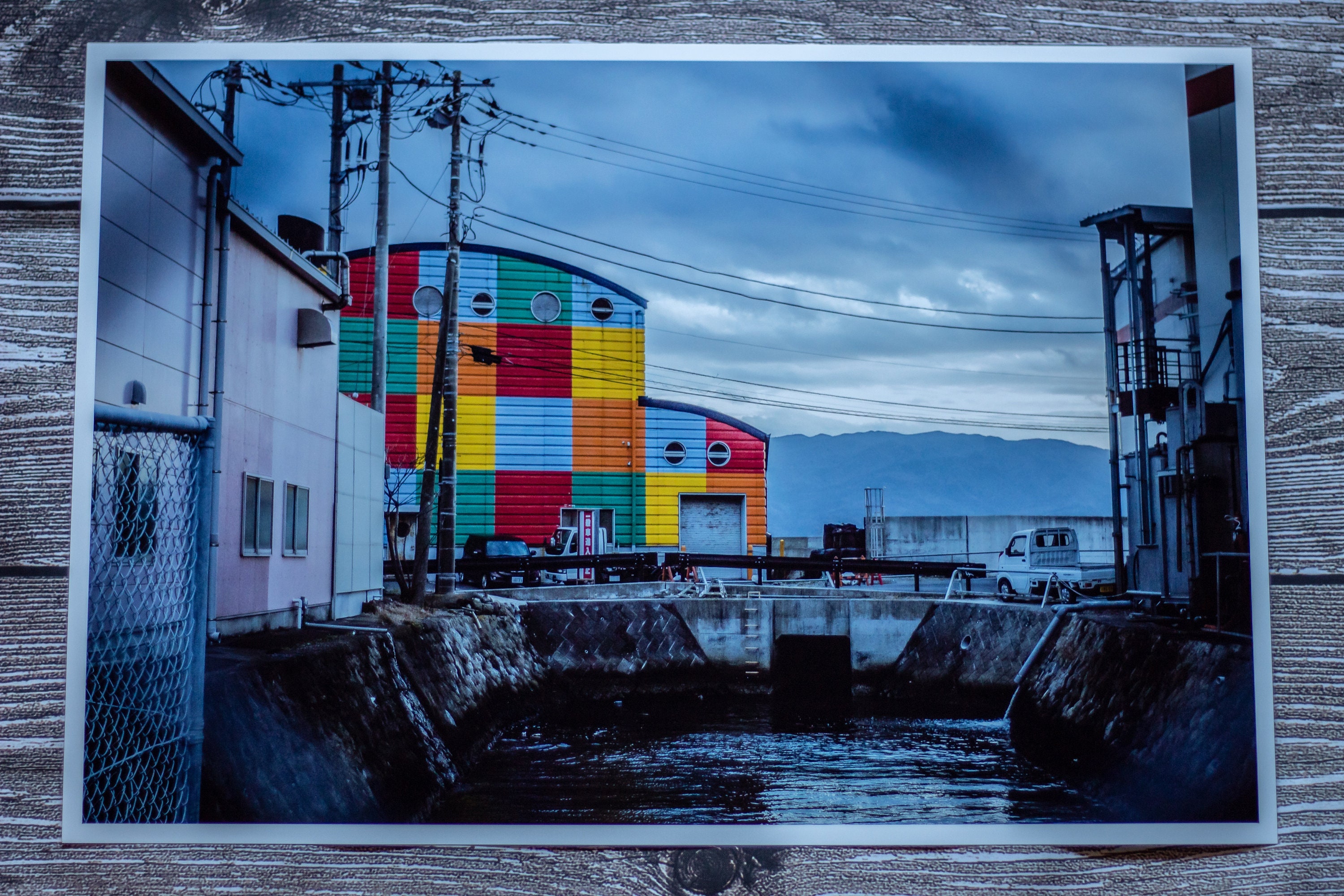 Numazu Port Art Print, Japanese Art Print, Japan Art Print, Colorful ...